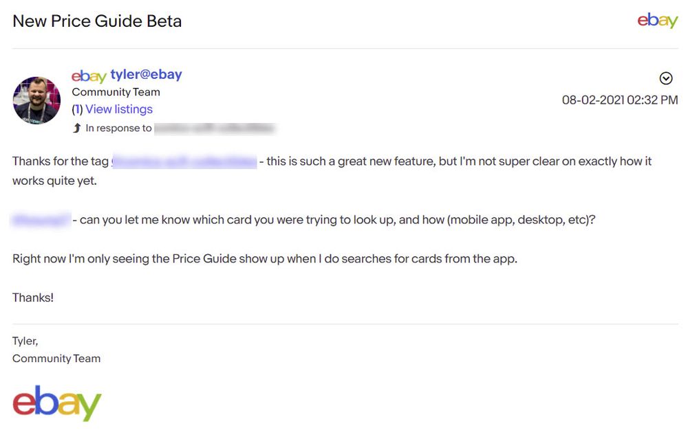 eBay Introduces Price Guide and Collections for Trading Cards