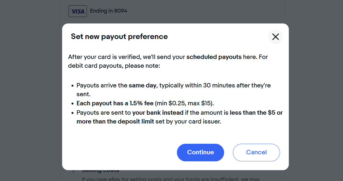 How To Set Up eBay Express Payout To Debit Card