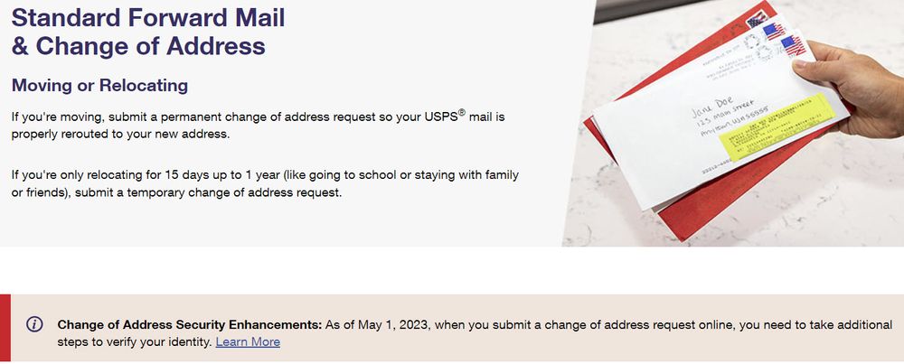 New USPS Change Of Address Identity Verification Causes Confusion & Concern