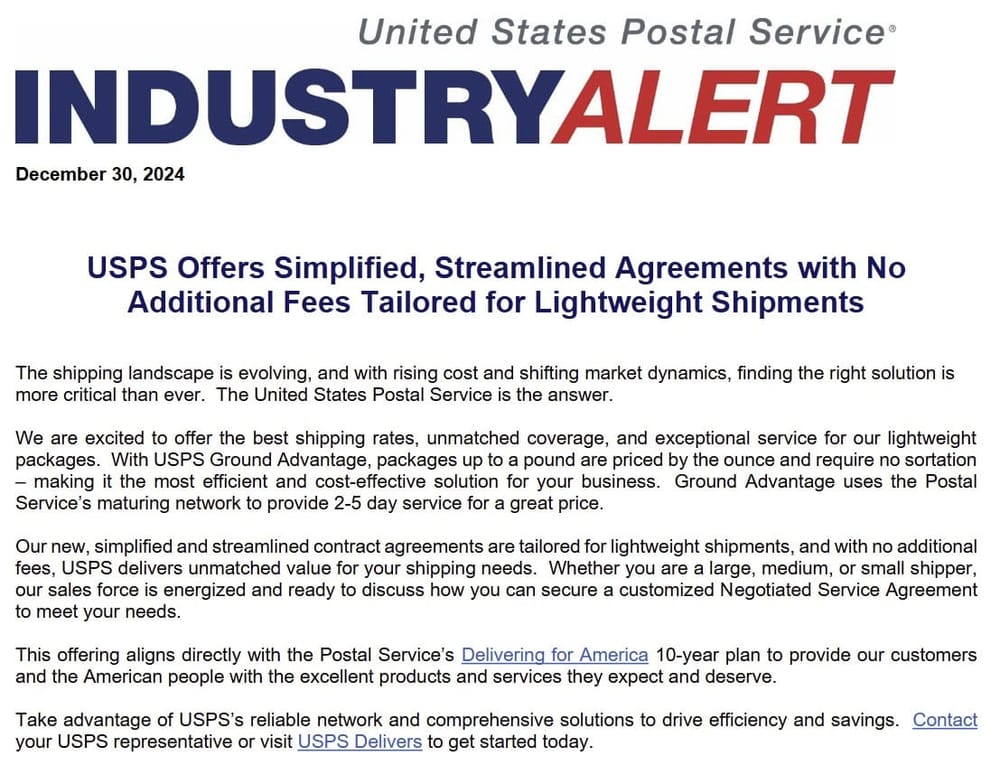 USPS Boosts Lightweight Package Offerings With New Ground Advantage ...