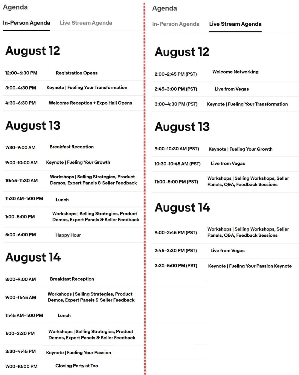 eBay Open 2025 30th Anniversary Las Vegas, August 12-14