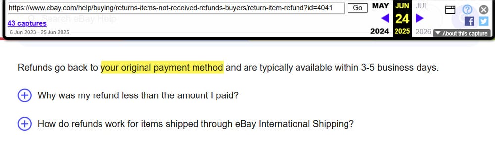 eBay Tweaks Buyer Return Options To Allow Refunds To A Gift Card ...