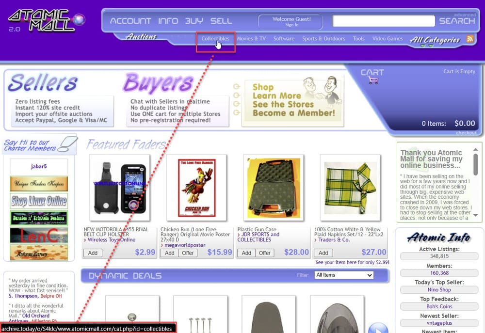 Atomic Mall Goes Dark: Has This One Time eBay Alternative Closed Up Shop?