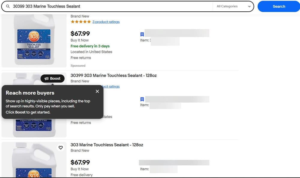 eBay Inserts Boost Button In Search Results In Effort To Get More ...