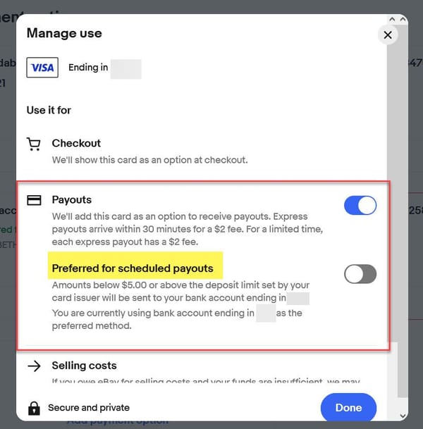 How To Set Up eBay Express Payout To Debit Card