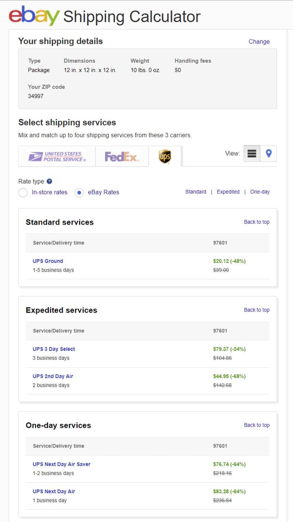 eBay Adds UPS Ground Saver SurePost Shipping Labels For Sellers