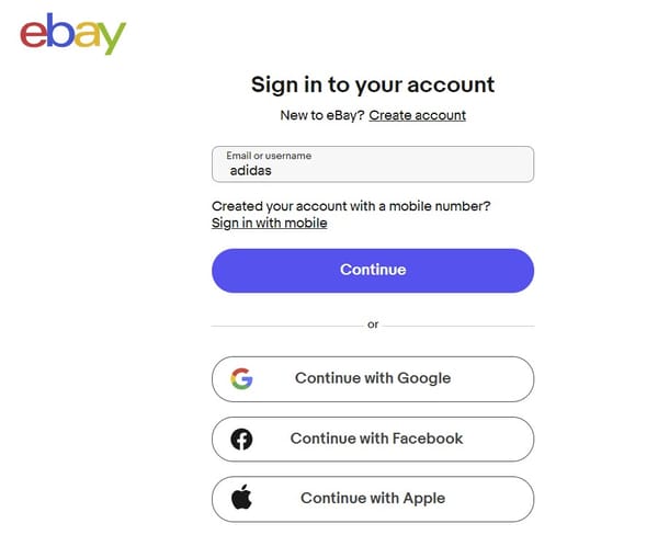 eBay Login Page Reveals First Name For Any Account, Raising Privacy ...