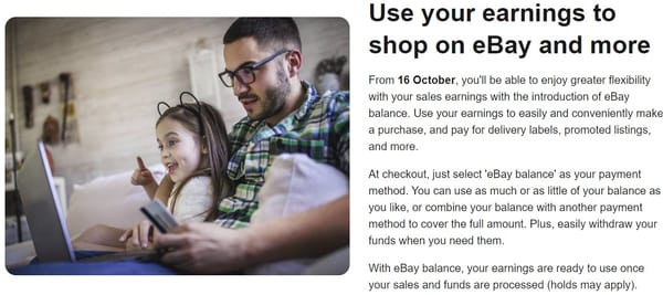eBay UK Introduces eBay Balance, Bringing Spendable Funds To UK Sellers