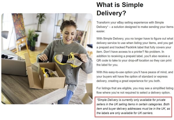 Nothing Simple About Simple Delivery As eBay UK Looks To Compete With ...
