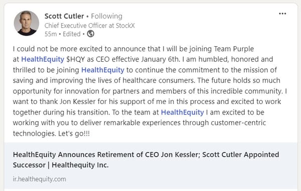 Scott Cutler Steps Down As CEO Of StockX, Co-Founder Greg Schwartz To ...