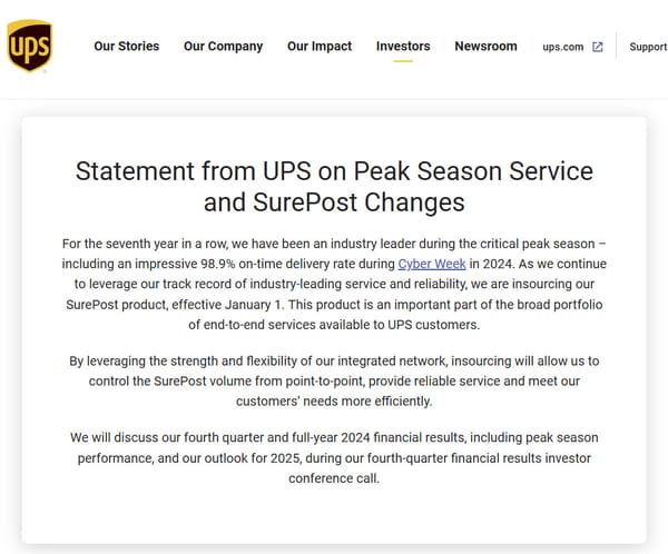 USPS vs UPS? Postal Bulletin Takes Indirect Swipe As Expired Contract ...